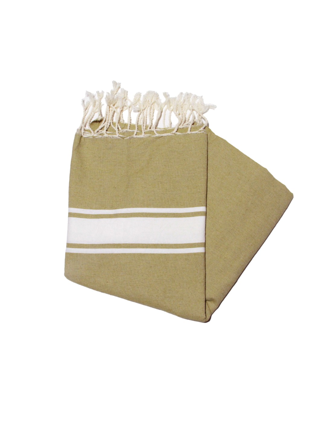 Fouta Essaouira vert mousse